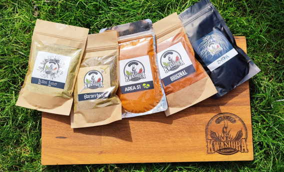 Kuchnia Kwasiora Sklep > Pakiet 5 przypraw KK (po 100g)